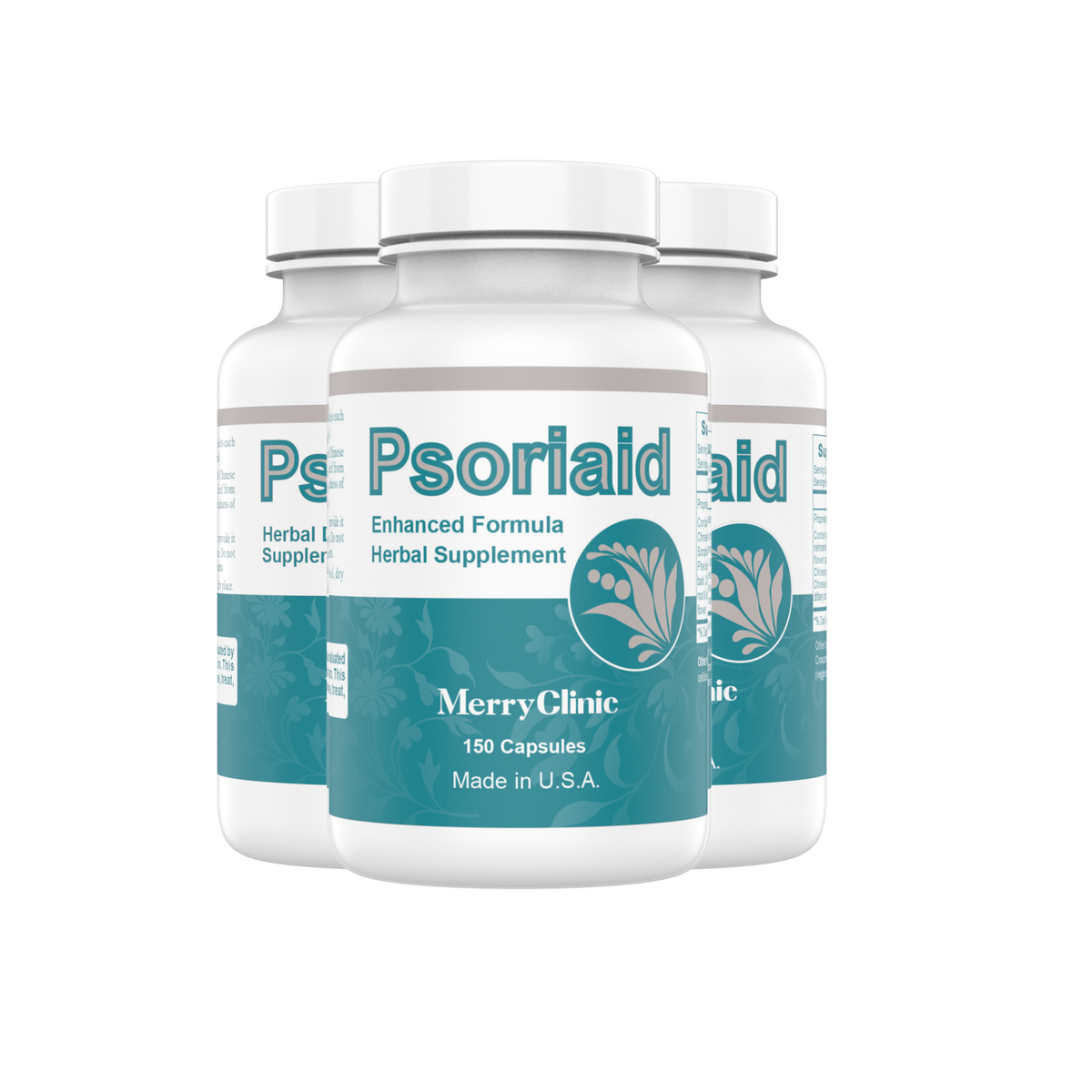 牛皮癣胶囊组合： Psoriasis Capsule Package (3 Bottles)– Merry Clinic 曼康中医药